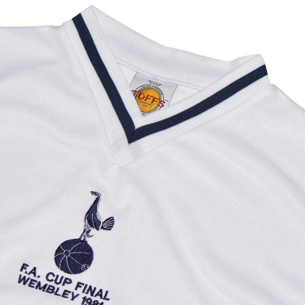Tottenham Hotspur Retro Fußball Trikot FA Cup Finale 1981 - Spezialist ...