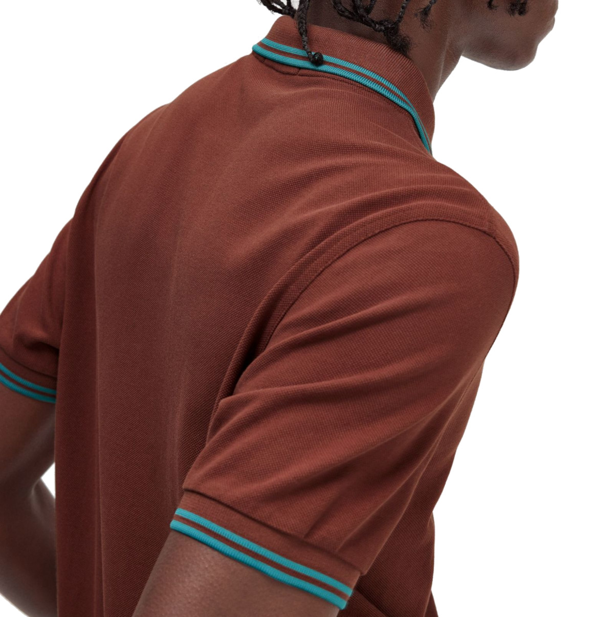 Fred Perry - Twin Tipped Polo - Whisky Brown/ Deep Mint - Spezialist in ...